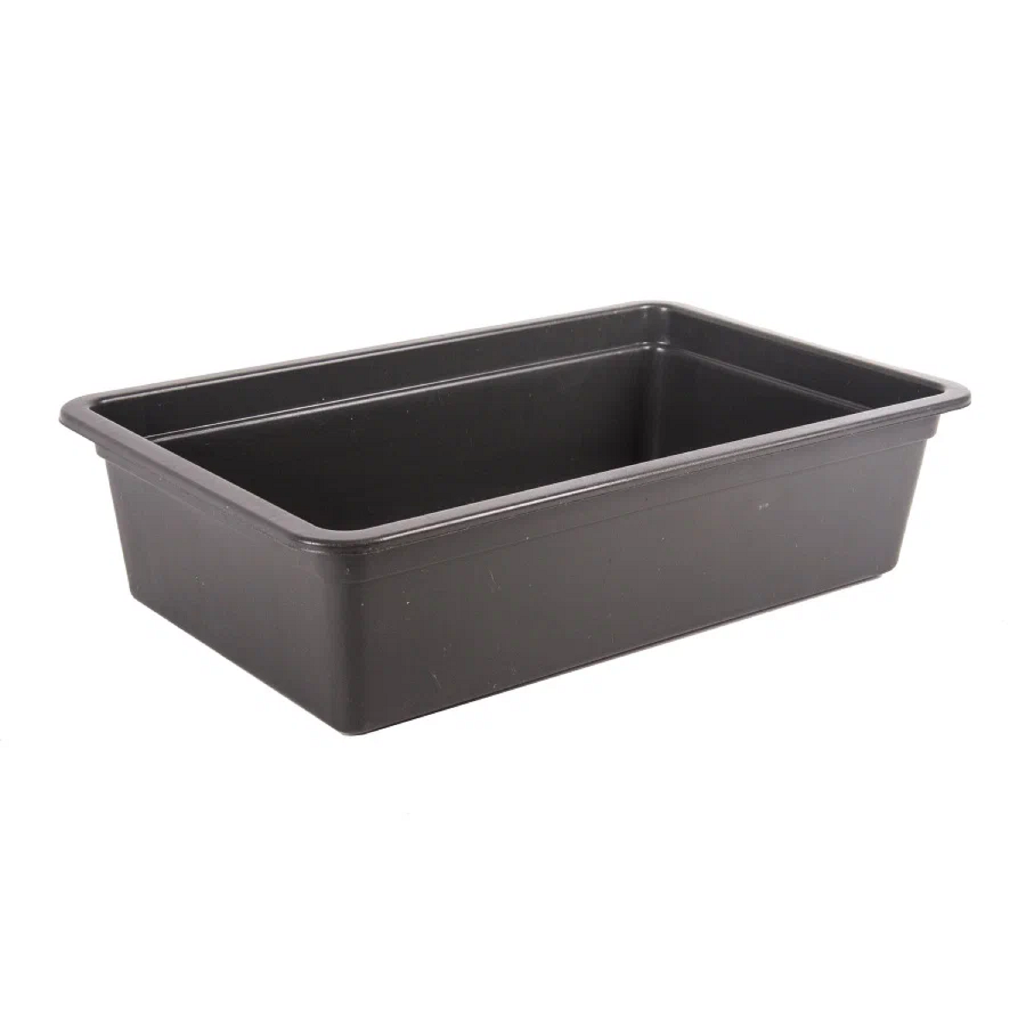 Ящик для рассады Урожай-4, черный, пластик, 40 см х 26 см х 10 см