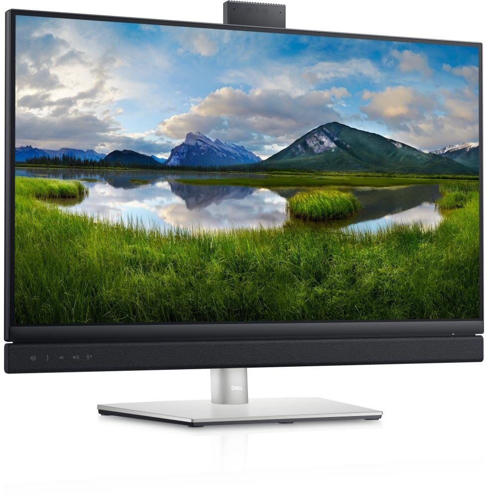 Монитор 27 Dell C2722DE IPS 2560x1440, 60 Гц, 5 мс, 16:9, 350 кд/м², HDMI 2.0, DP 1.2, USB-C, 3.5 Jack, USB Hub (4x USB), динамики (2x5 Вт), веб-камера, HDR10, черный