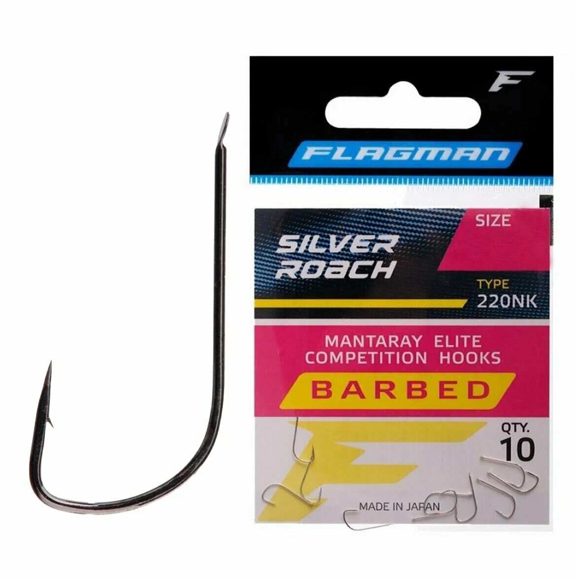 FLAGMAN Крючок Silver Roach N18 10шт