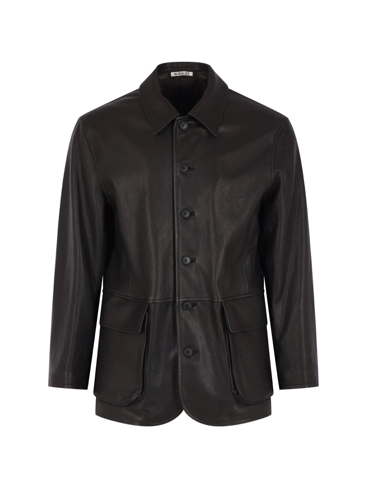 Куртка Buttoned leather jacket