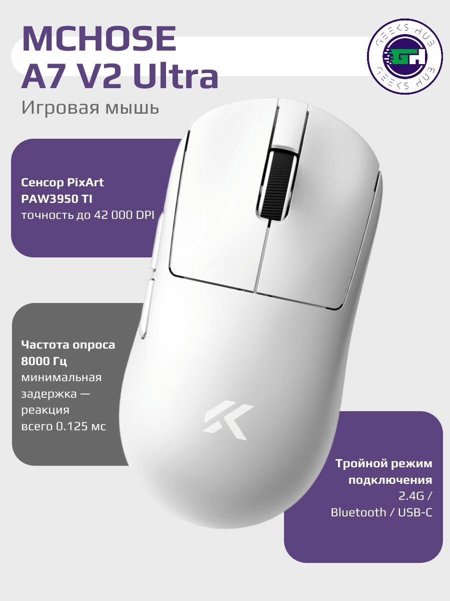 Игровая мышь MCHOSE A7 V2 Ultra