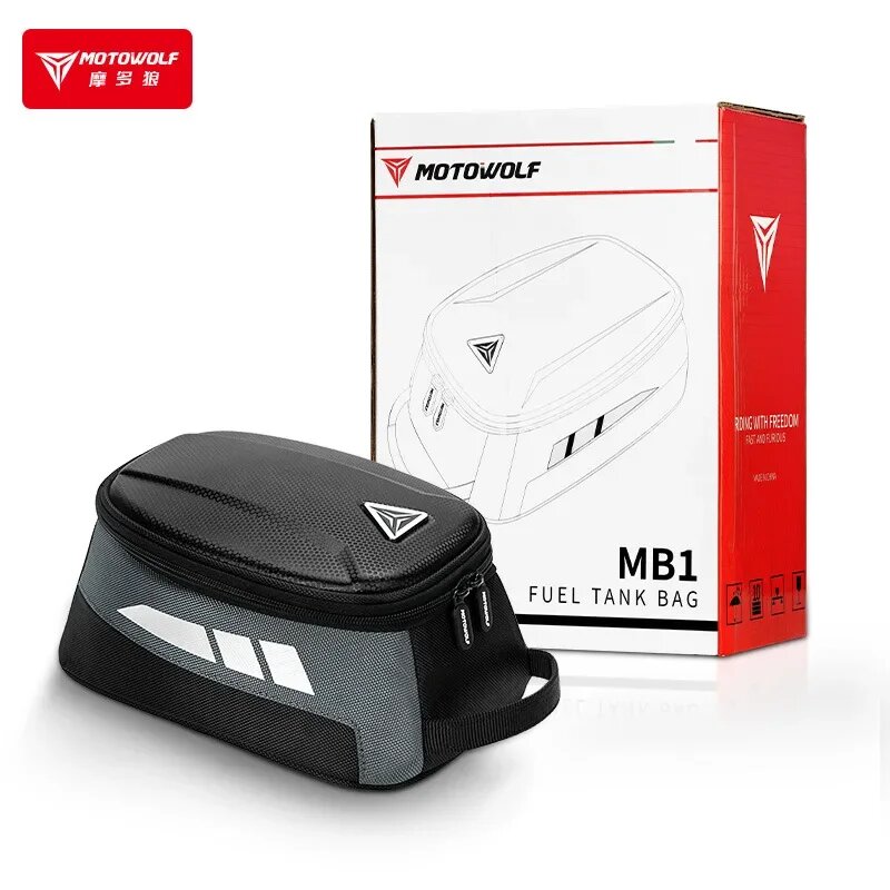 Универсальная мотоциклетная магнитная сумка на бак, водонепроницаемая, жесткая, 4,5 л, для эндуро/двойного спорта/ADV, съемная.