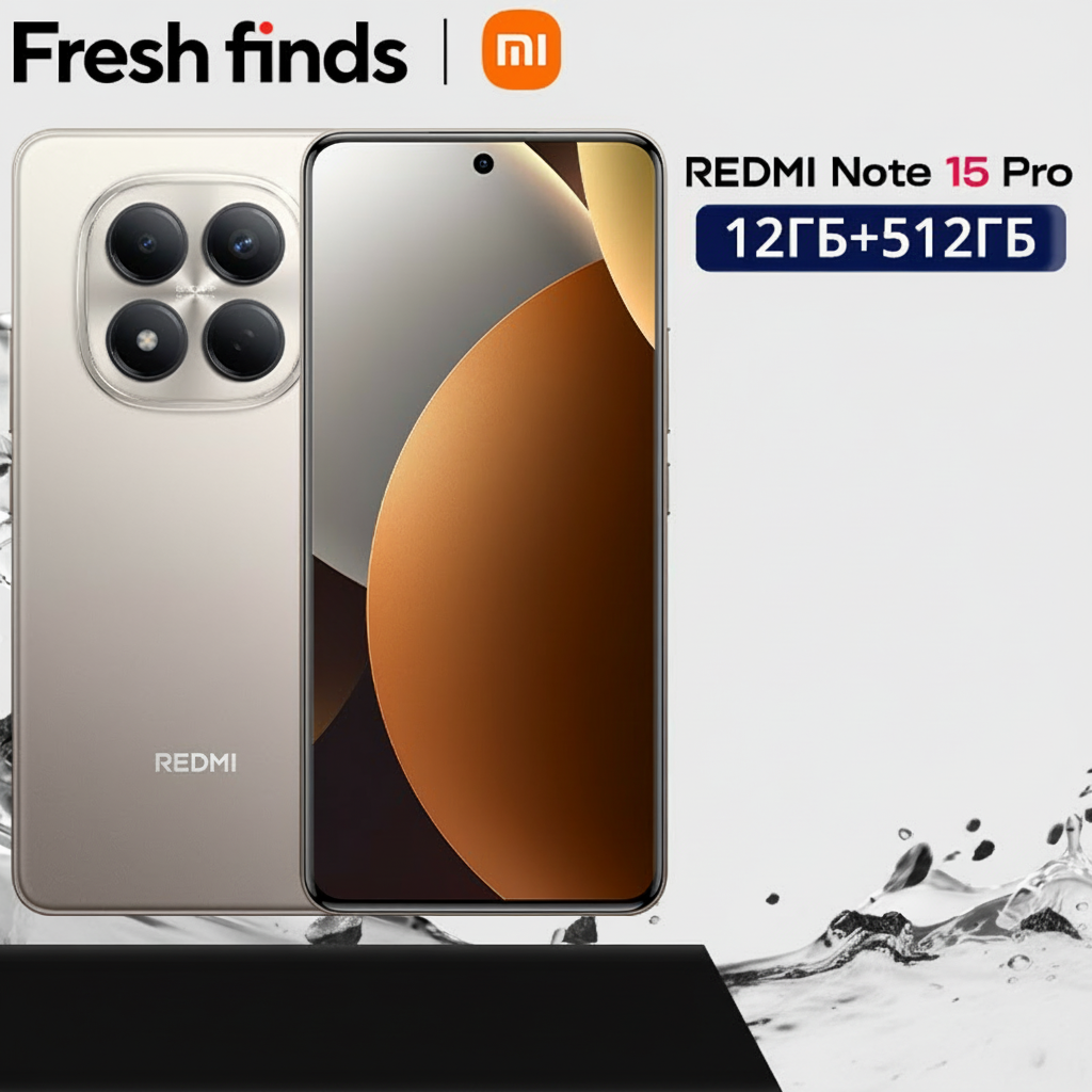 Смартфон Xiaomi Redmi Note 15 Pro, 12/512ГБ, global