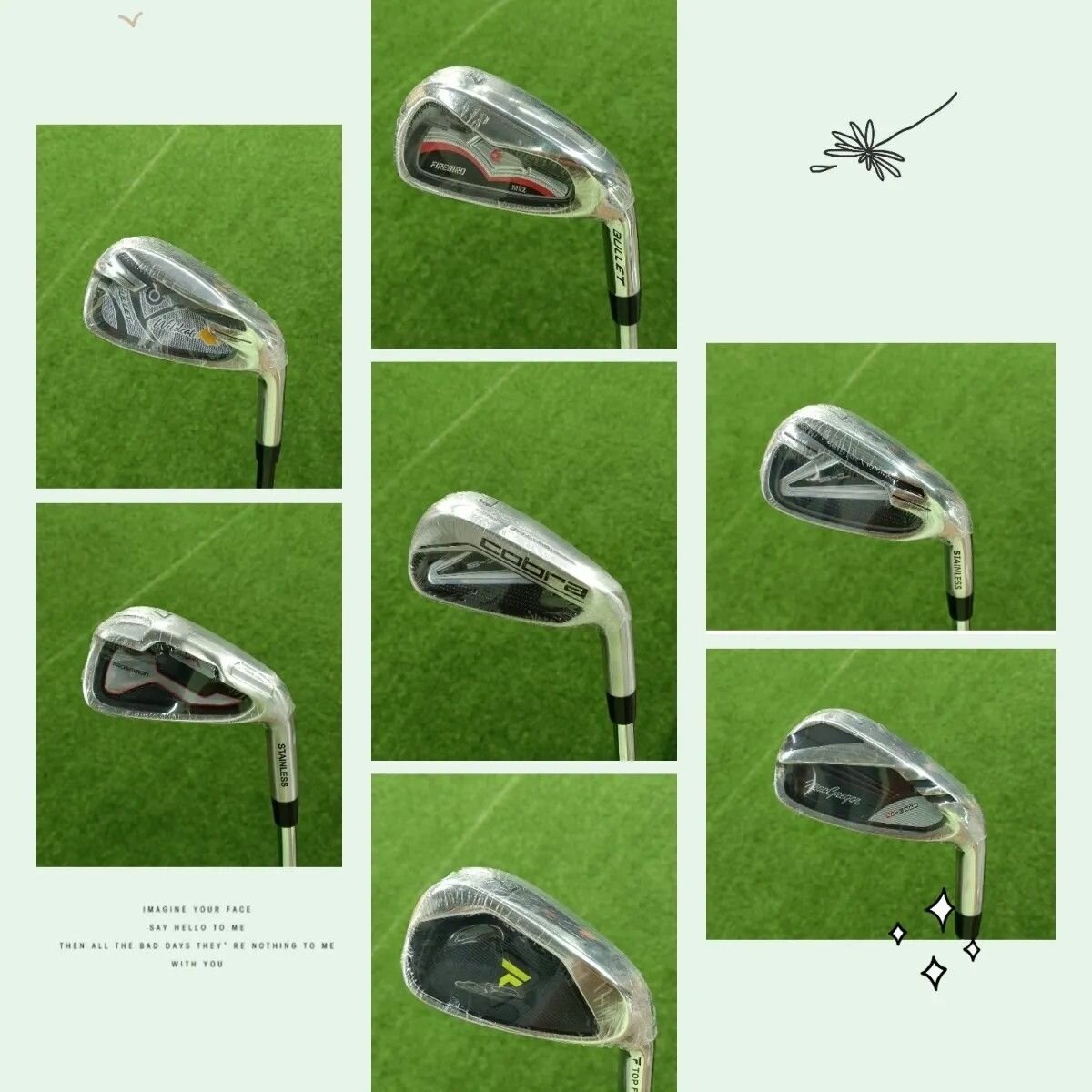 Новая клюшка для гольфа, айрон №7, мужской айрон №7, женский тренировочный айрон №7.