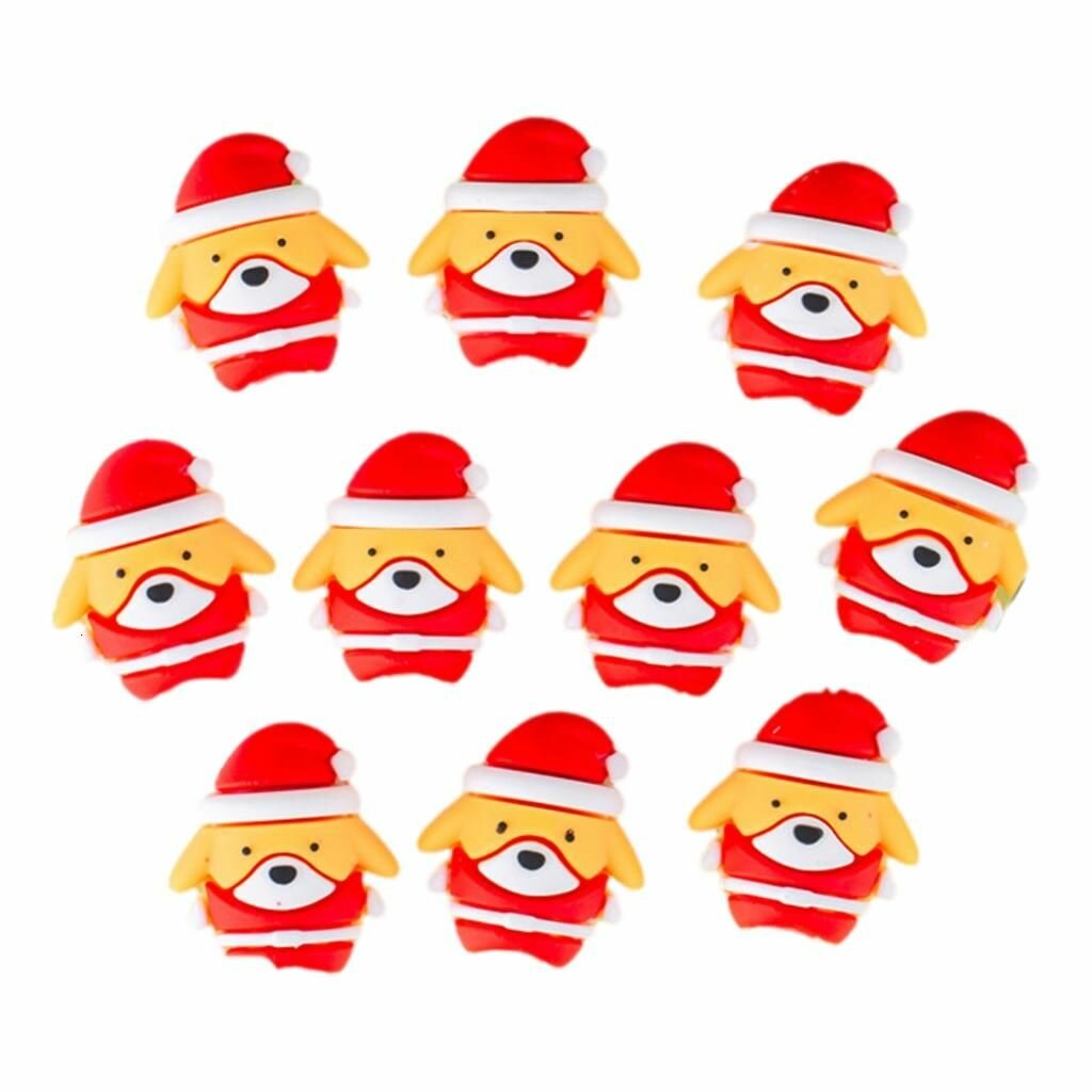 Силиконовые наконечники для карандашей на Рождество, - шляпа Санты