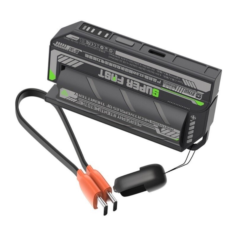 Корпус зарядного устройства с быстрой зарядкой PD22,5 Вт и TFT-дисплеем для точного контроля мощности Металлическая конструкция