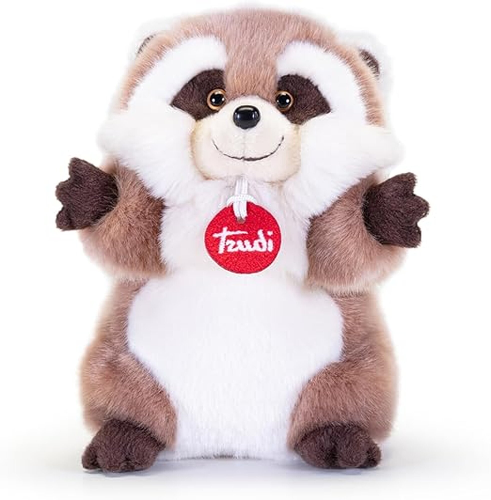 Мягкая игрушка Trudi "Плюшевый енот Ринго", ручная работа, гипоаллергенный наполнитель