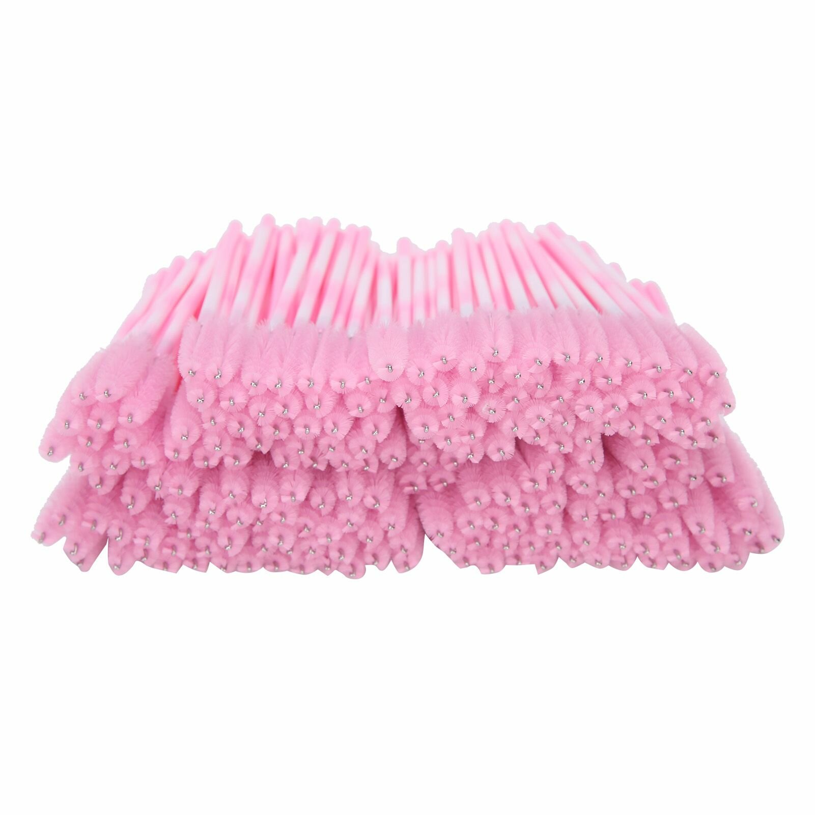 200 шт. одноразовых кисточек для ресниц, портативные щеточки для туши, дорожный инструмент для макияжа, розовый, для легкого нанесения