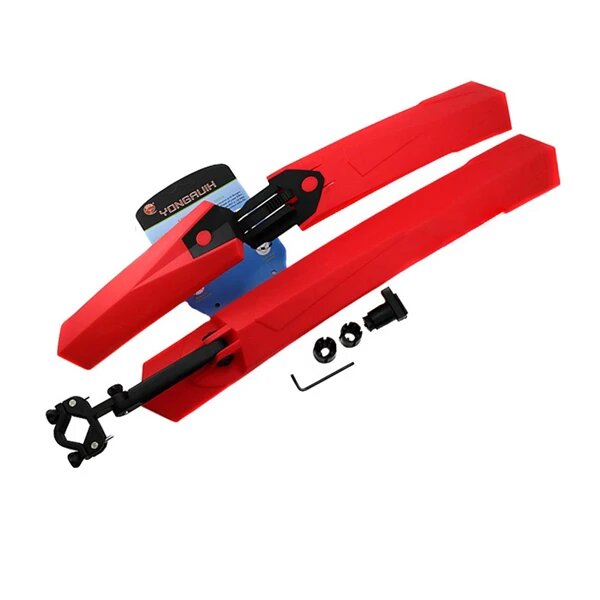 WEST BIKING Крылья для велосипеда MTB 1 пара Красный, Red