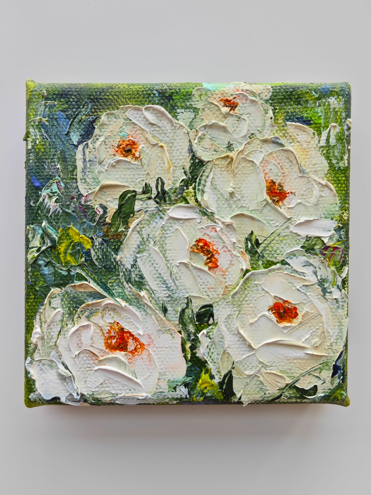 Мини картина маслом на холсте 10х15см