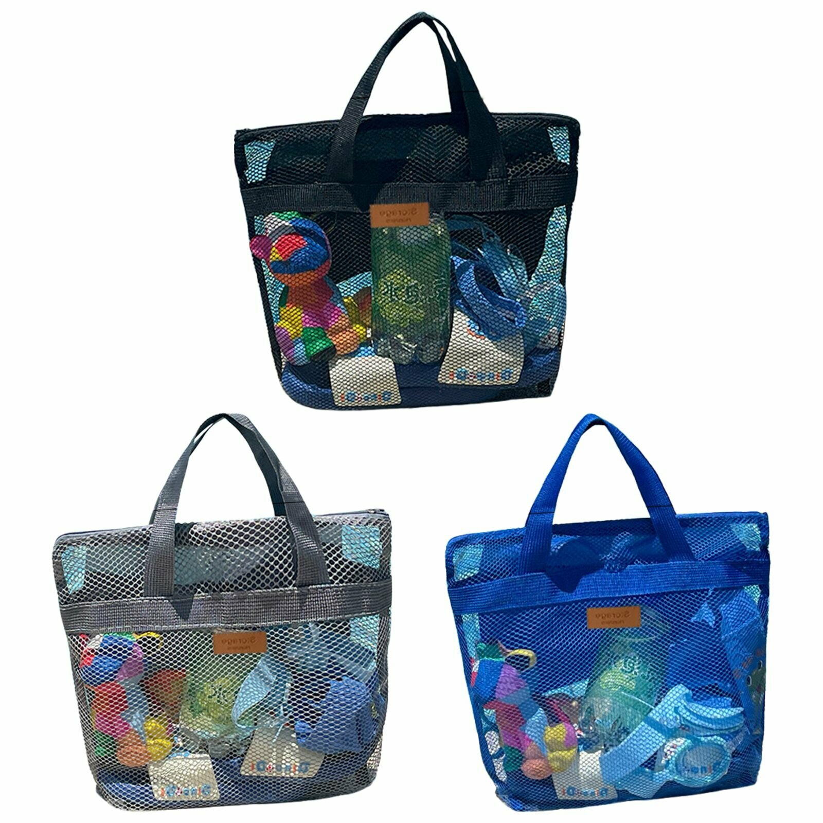 Портативная сетчатая сумка для душа быстросохнущая пляжа и косметики