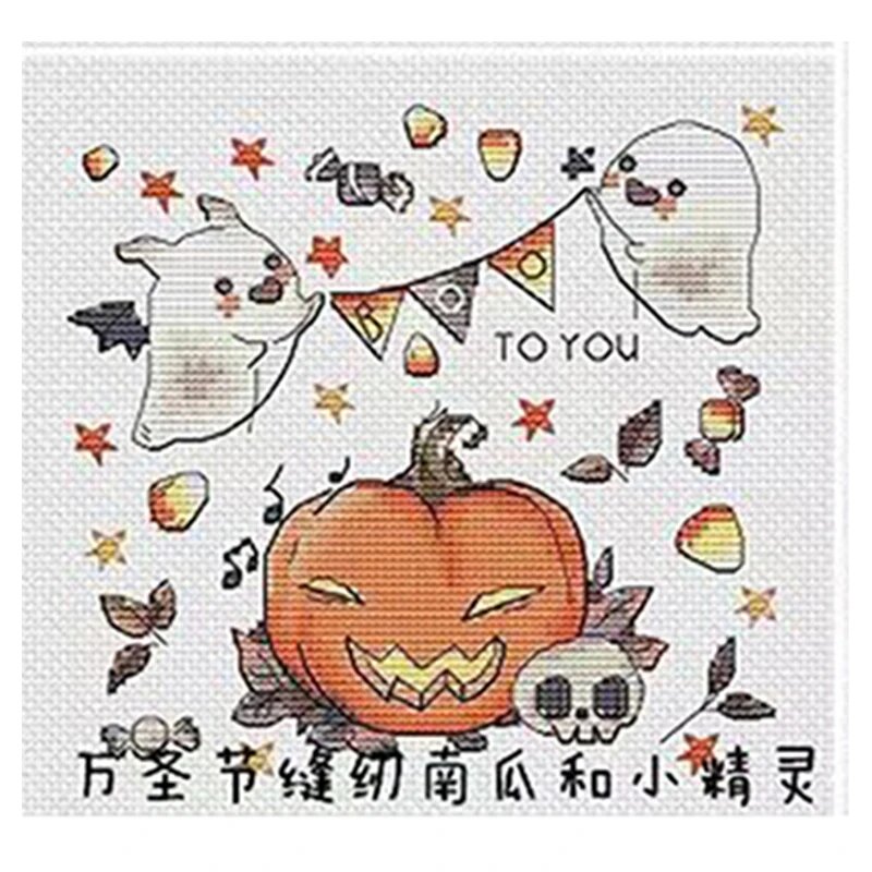 Набор для вышивки крестом Halloween, 18ct white, ZZ12783-2