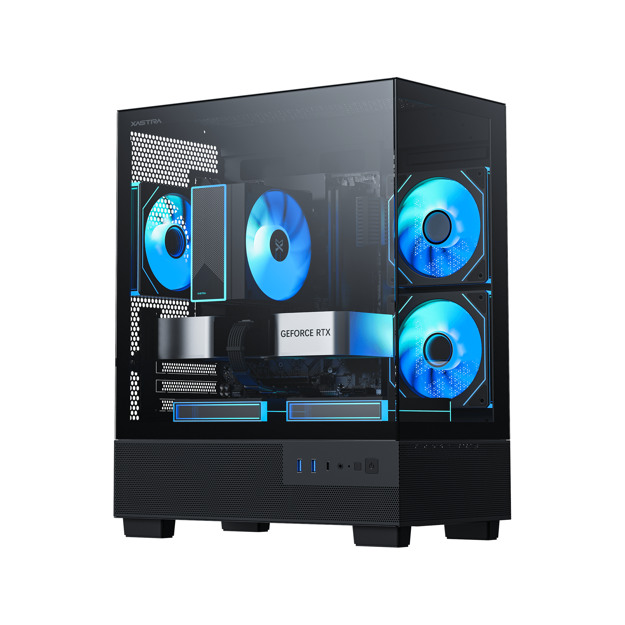 Компьютер CyberX - i514400 Intel Core i5-14400F 2.5 ГГц/RAM 16 ГБ/SSD 1000ГБ/NVIDIA GeForce RTX 5060Ti 16 ГБ