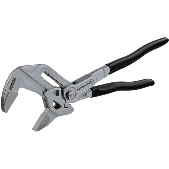 Hanskonner Клещи-переставные, 250мм, кнопочный шарнир, без засечек на губках, HK1020-09-A250