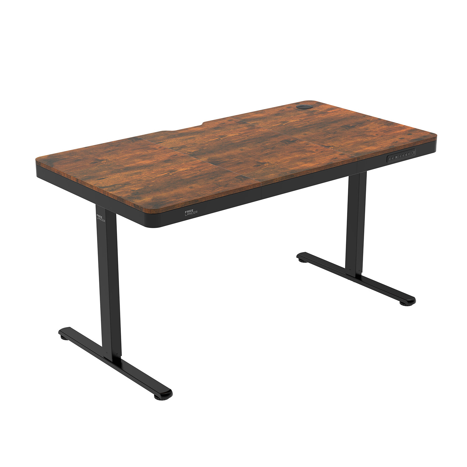 Стол компьютерный ZONE 51 "e-Nexor", 160 см x 75 см, Dark Wood