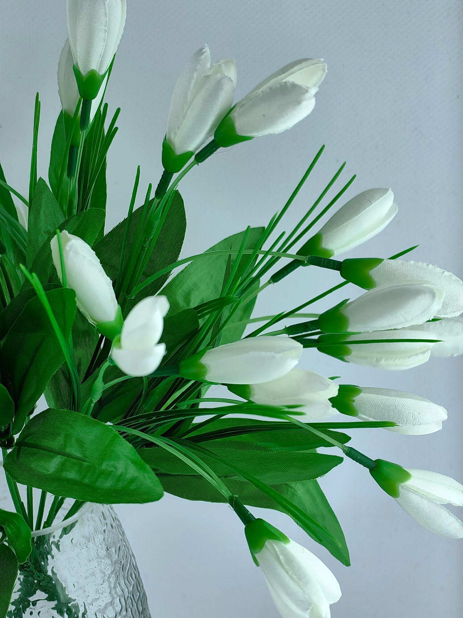 Искусственные цветы крокусы букетики 35 см пара