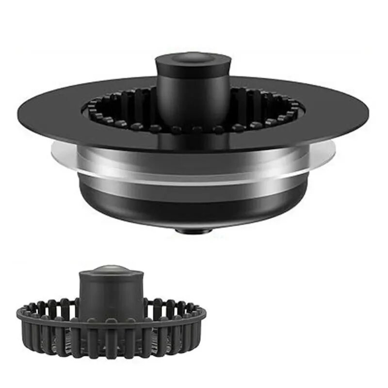 Сливная корзина для кухонной раковины, черная, медная, для мойки 150 мм