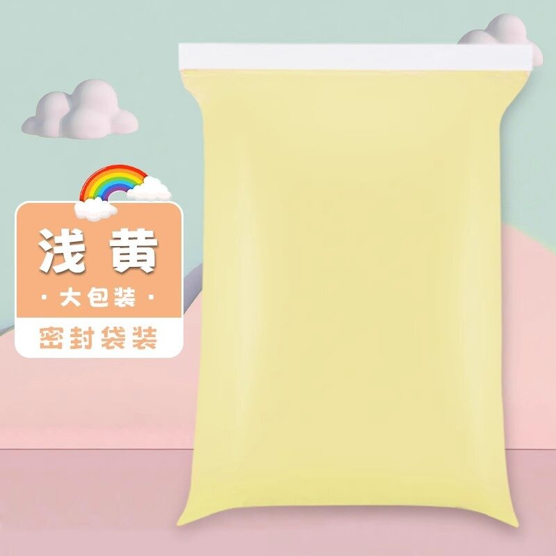 Светло-желтый детский нетоксичный легкий пластилин 500г в большой упаковке для творческих занятий, 24 цвета в комплекте