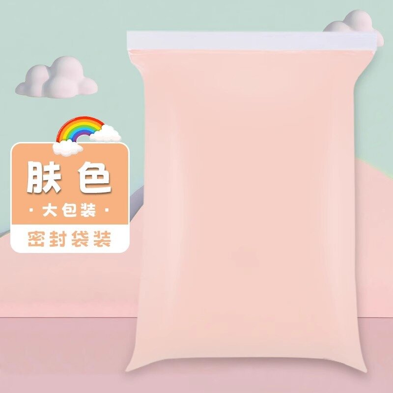 Розовый детский нетоксичный легкий пластилин 500г в большой упаковке для творческих занятий, 24 цвета в комплекте