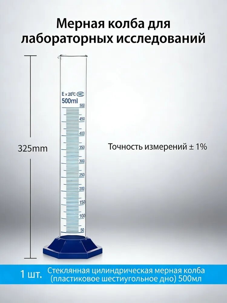 Емкость мерная, 500 мл, 1 шт