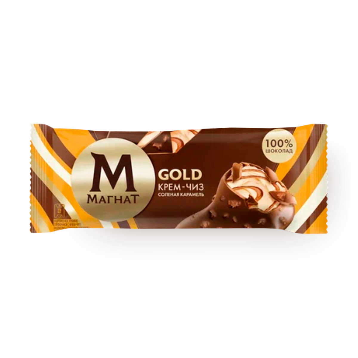 Мороженое Gold «Магнат» крем-чиз, солёная карамель эскимо