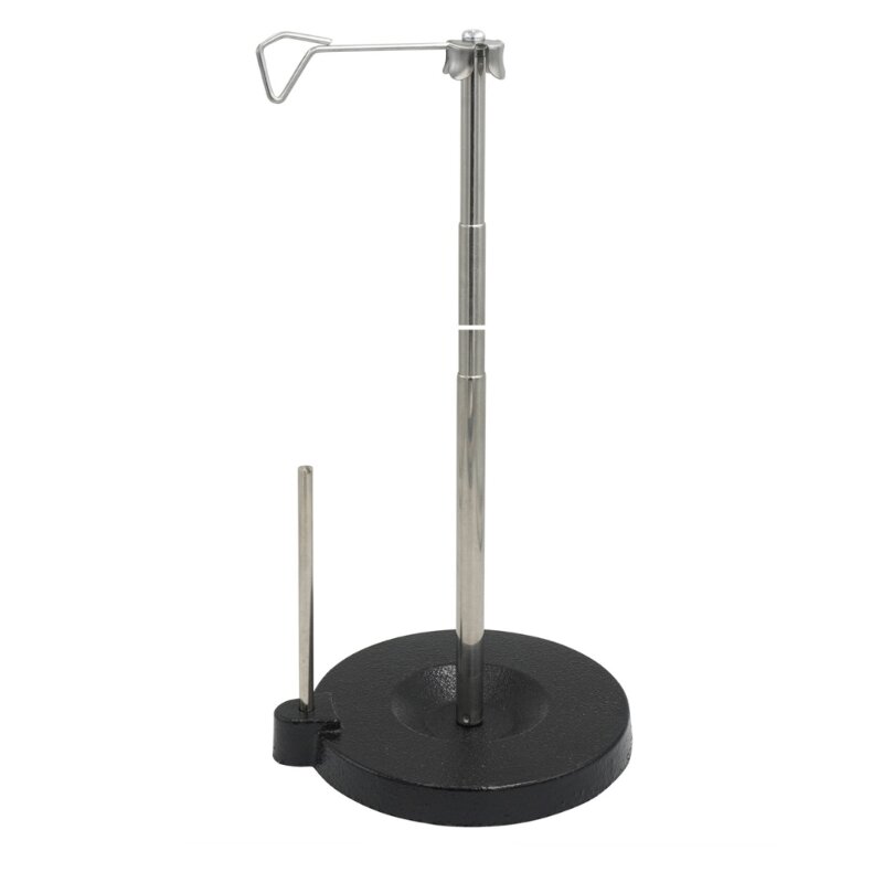 Регулируемая Подставка Для Ниток Швейной Машины с Металлическим Основанием, Телескопический Держатель Катушки для Ниток для Пошива Тканей