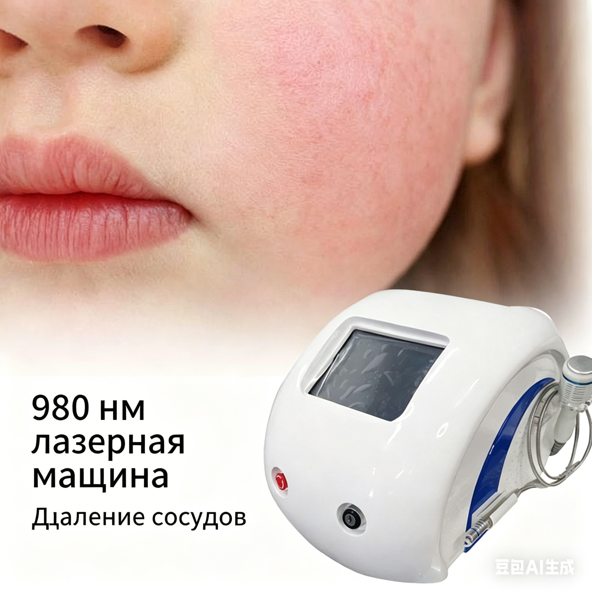Диодный лазерный аппарат 980 нм используется для удаления венозных сосудов и красных прожилок