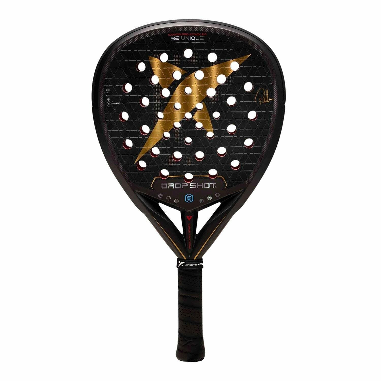 DECATHLON ракетка для падел тенниса Drop Shot Canyon Pro Attack 2.0, черный