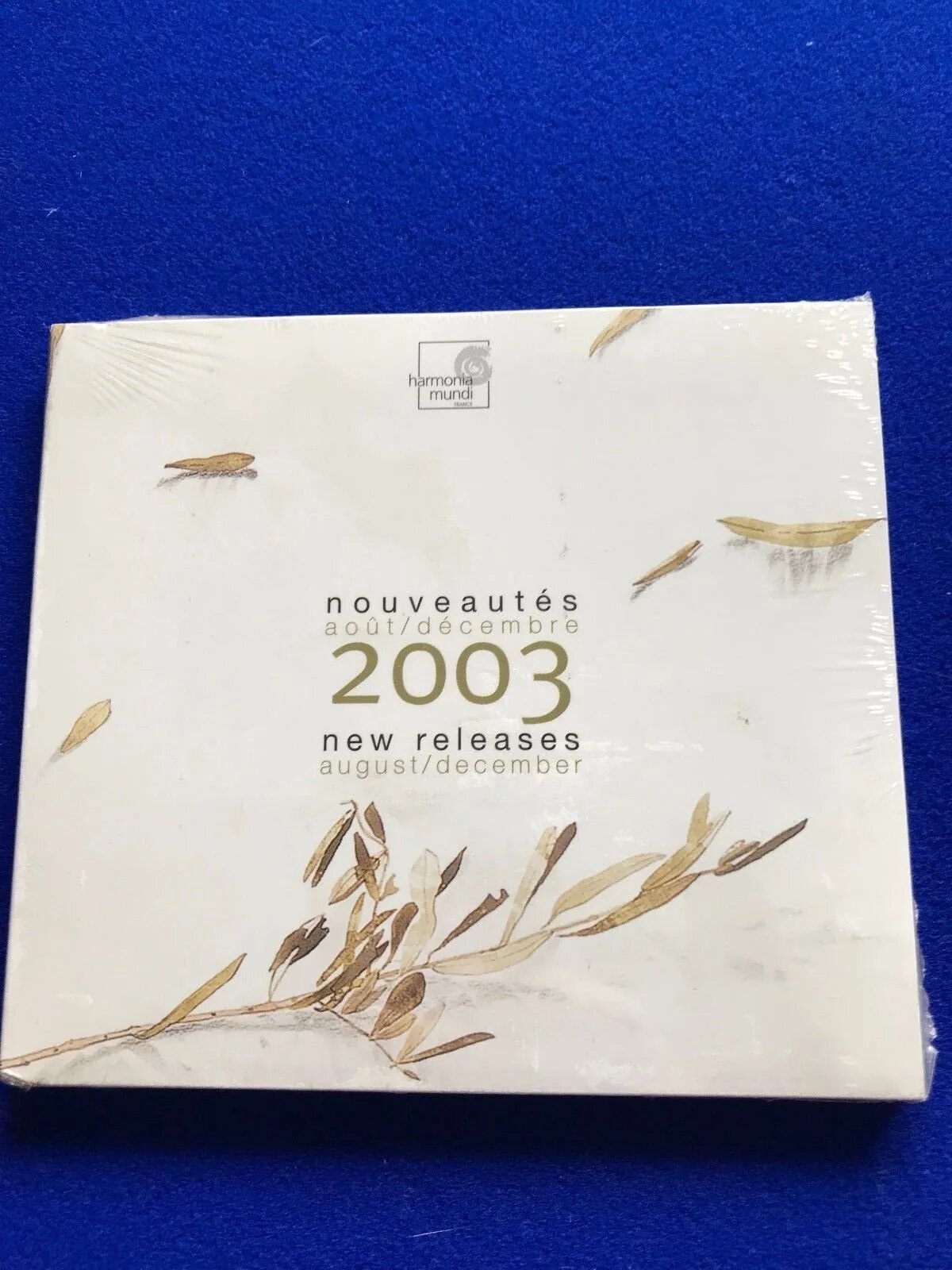 V/A-New Release*Arriaga Bach Beethoven Bortniansky Ginastera [Digipak]- < 2003 Harmonia Mundi CD Austria (Компакт-диск 1шт)