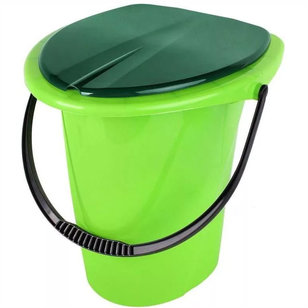 Ведро-туалет InGreen SMART SOLUTION ING30001CЛ-7P, 17л, фисташковое