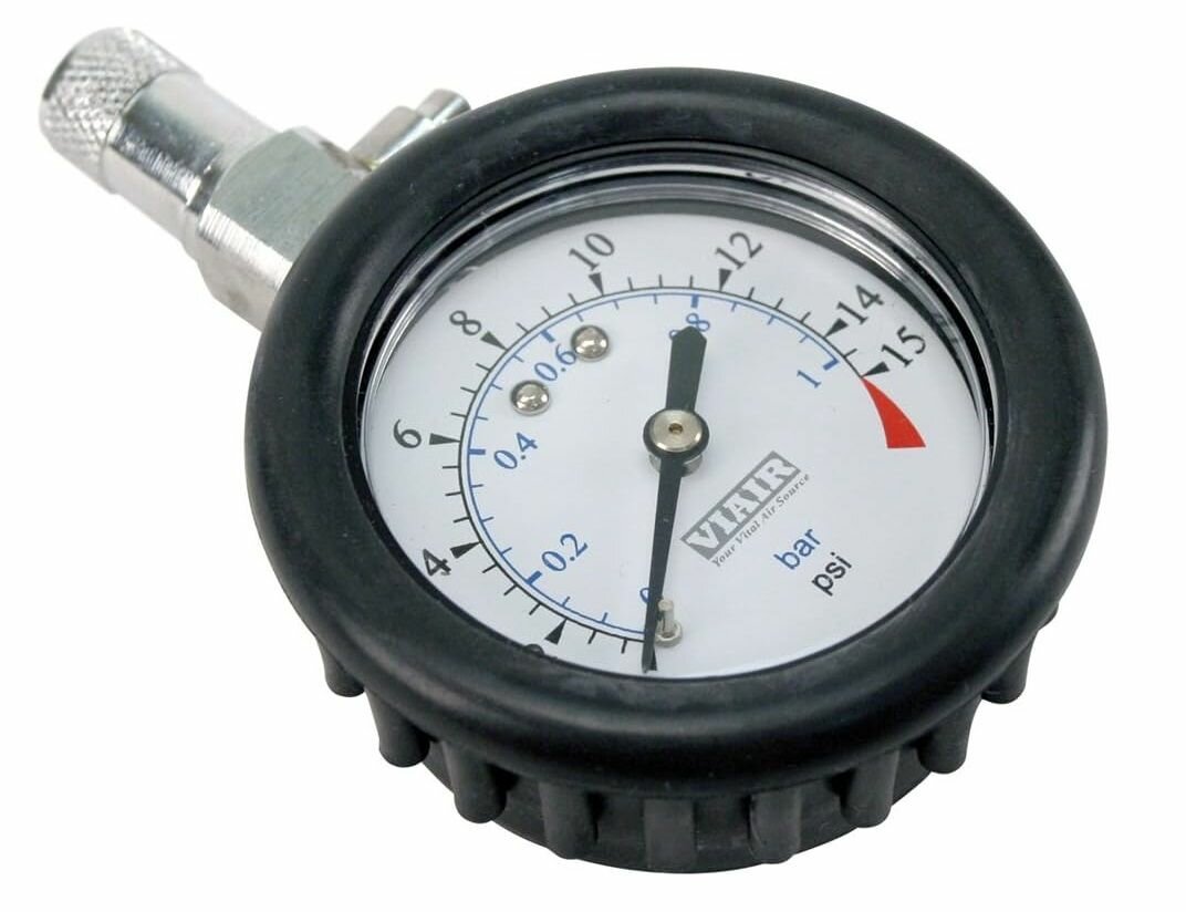 Манометр Viair 90058 Tire Pressure Gauge 2" от 0 до 1 атм