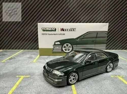 Машинка TW Tarmac Works 1:64 Toyota VERTEX MARK II JZX100 Collection die cast alloy car model decoration gift