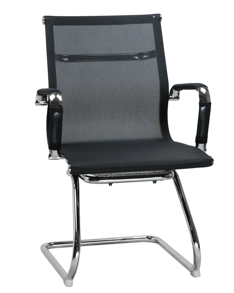 Кресло DOBRIN Офисное кресло для посетителей DOBRIN CODY MESH, черный арт. LMR-102N_CH-M_MSH-black