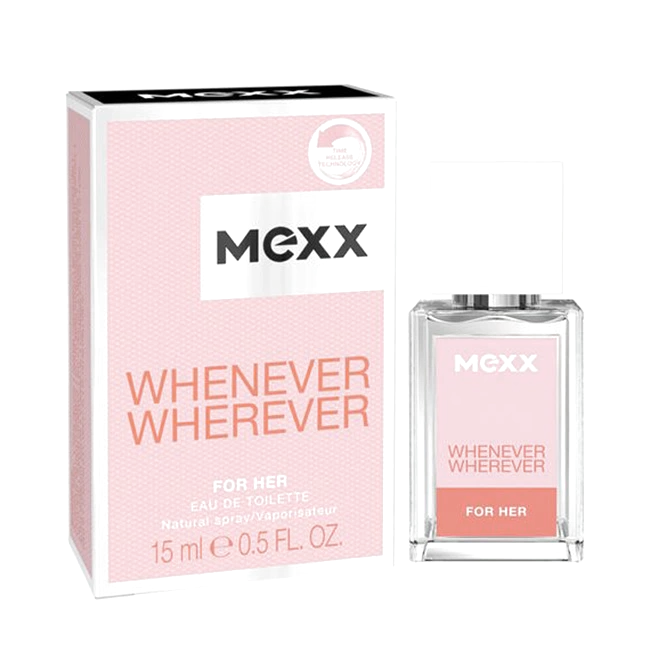 Аромат для женщин Mexx Whenever Wherever For Her 15 мл - Мекс Когда Бы То Ни Было