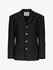 Куртка Marine Serre Tailored wool serge gold-buttons jacket, размер 48, черный