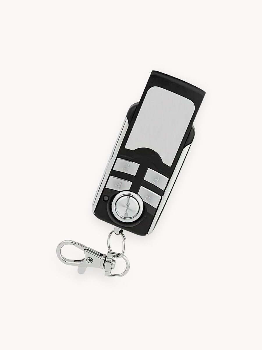 Пульт Hormann 868 BiSecur, для ворот, шлагбаумов, с динамическим кодом, серый металлик