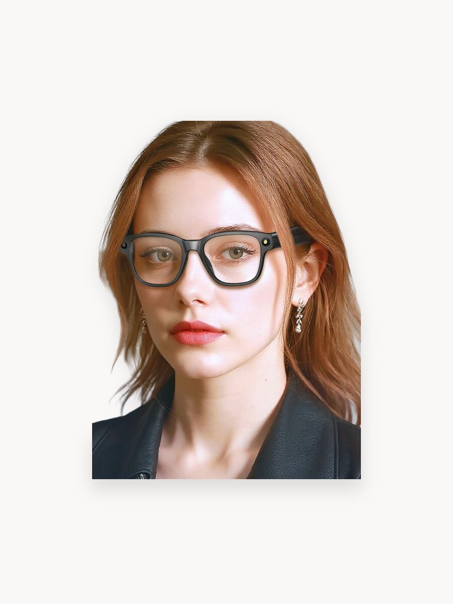 4GB ROM умные очки с наушниками и камерой, 8 мегапикселей, с искусственным интеллектом, Запись, воспроизведение и съемка