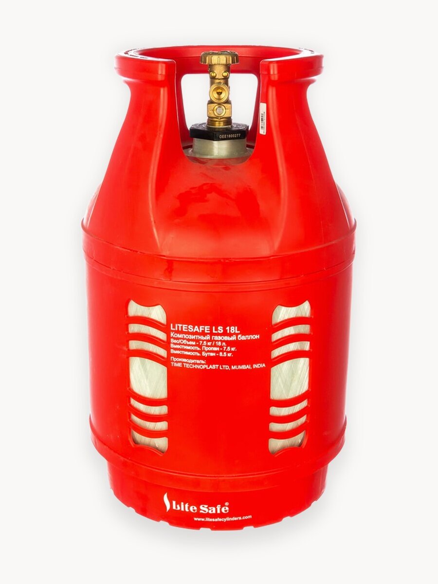 Полимерно -композитный баллон для сжиженного газа LITESAFE 18л/7,5 кг LS 18L
