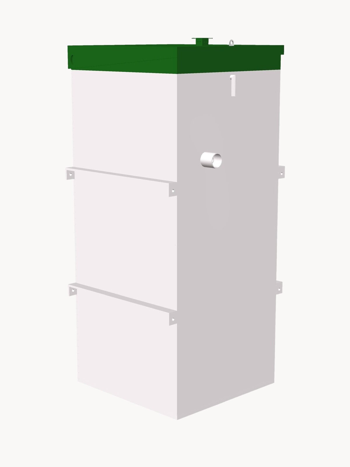 Септик топол-эко Топас С-4, 205кг, полипропилен, 95х97х260см