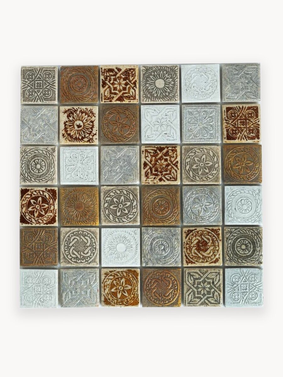 Плитка мозаика керамическая КерамограД 30х30см KG4808/ 1 сетка