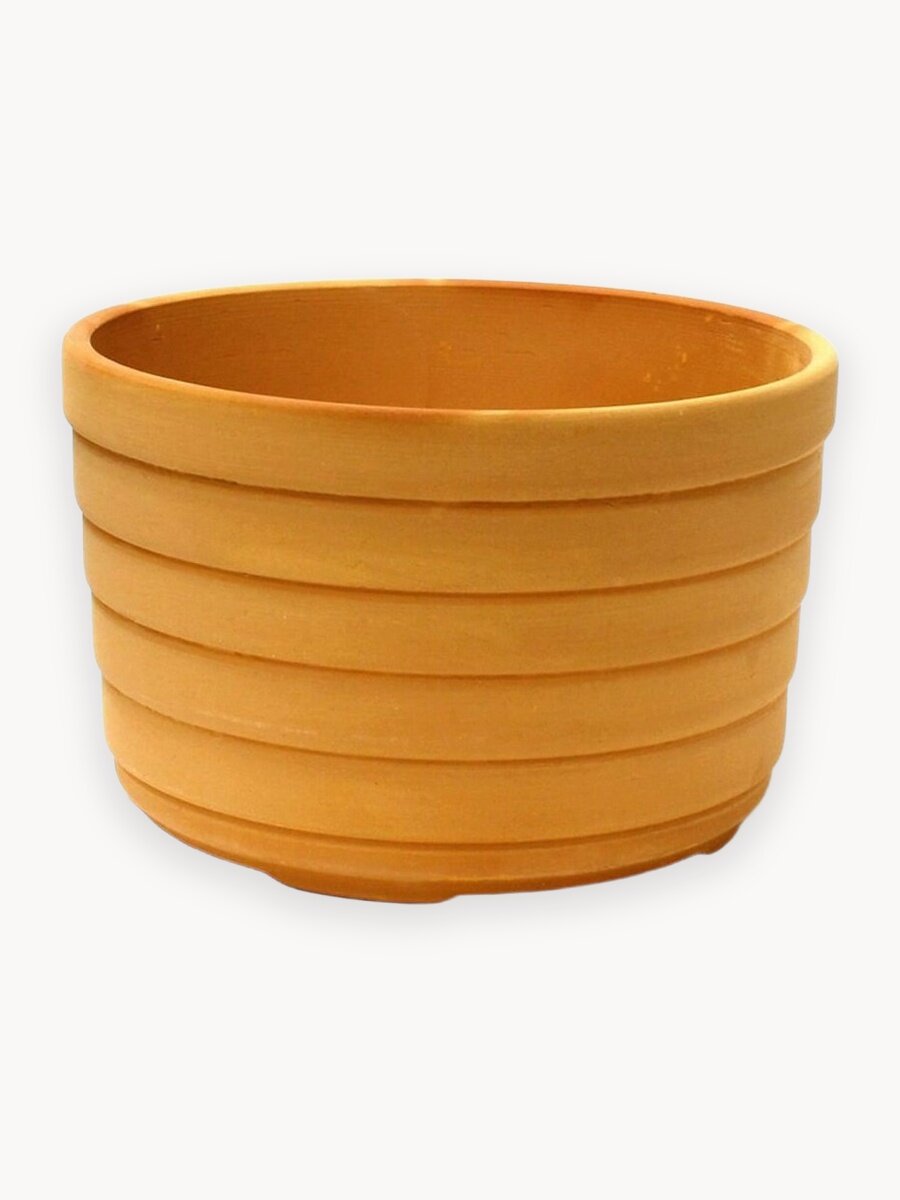 Цветочный горшок неглазурованный "Риф терракот" d22см, h16см, 3,5л