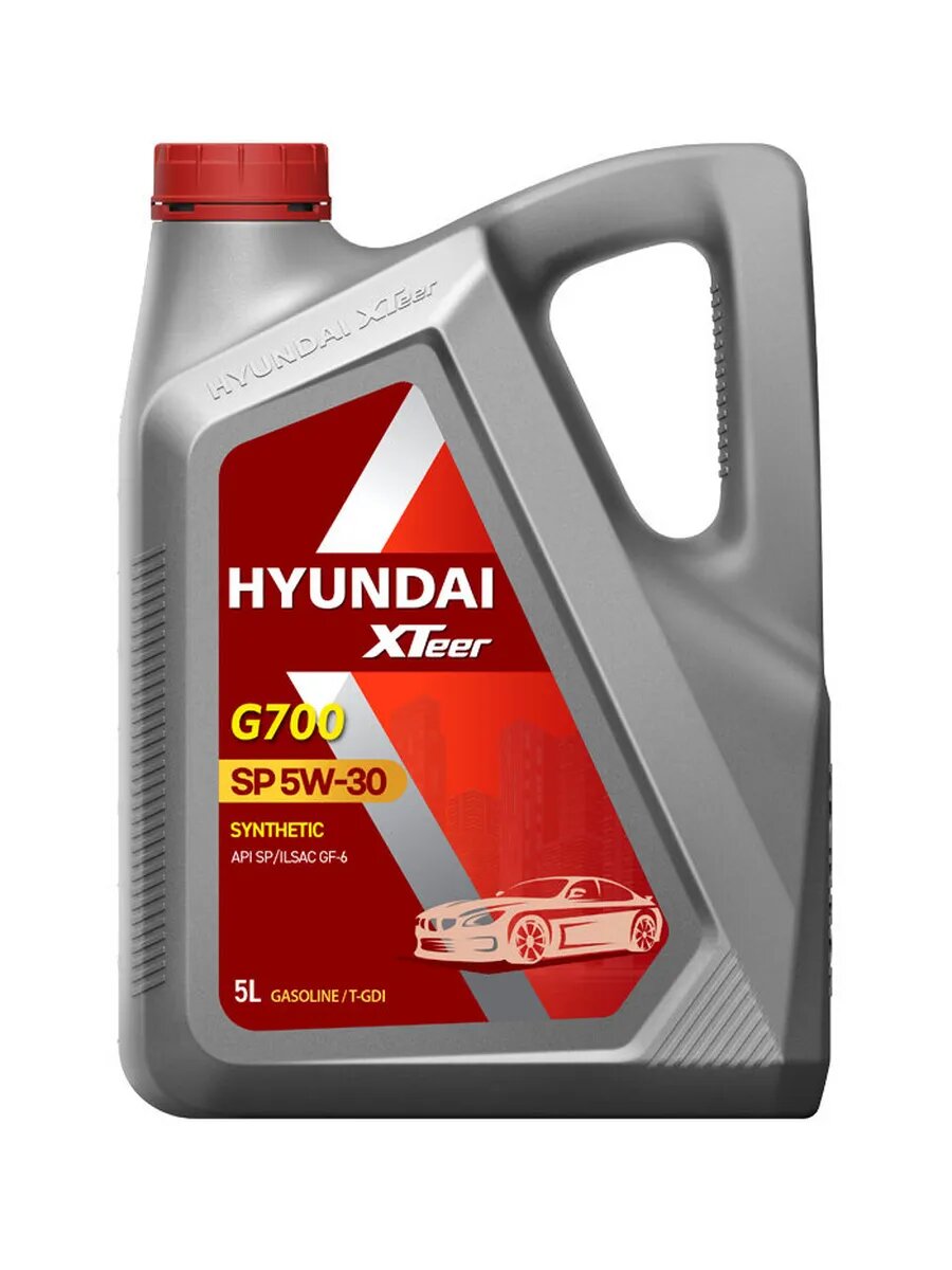 Моторное масло Hyundai XTeer G700, 5W30, 4л синтетическое, для бензиновых и дизельных двигателей