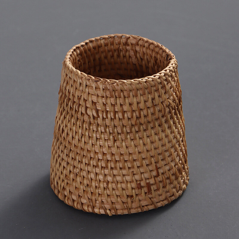 Ручная работа: бамбуковая чайная трубка, аксессуары для чайного сервиза, трубка для хранения принадлежностей для чайной церемонии, креативный держатель для ручек из бамбука и ротанга, корзина для палочек для еды.