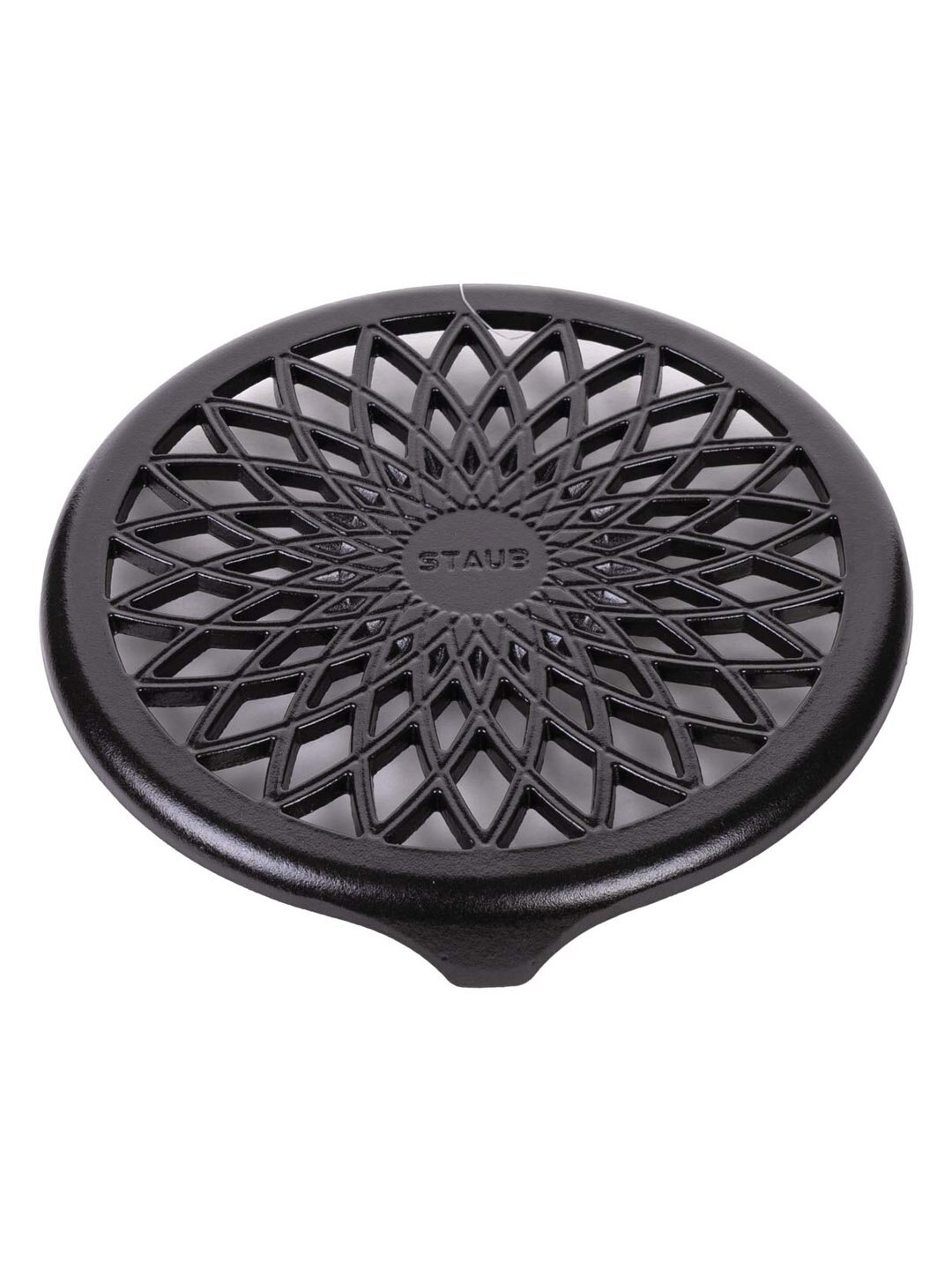 Подставка под горячее чугунная Staub 23см, цвет черный, термостойкая
