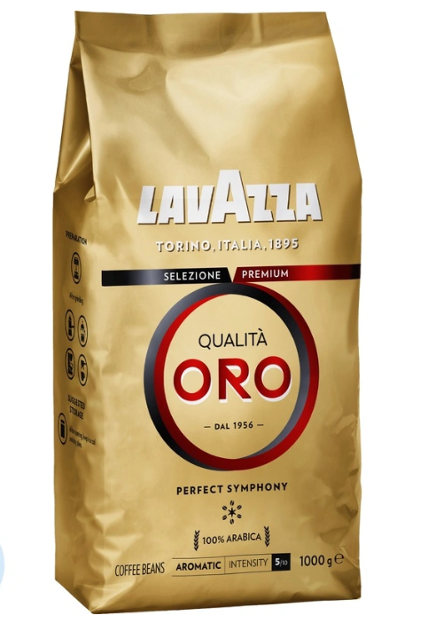 Кофе Lavazza Oro в зернах, 1кг (спец) 953391