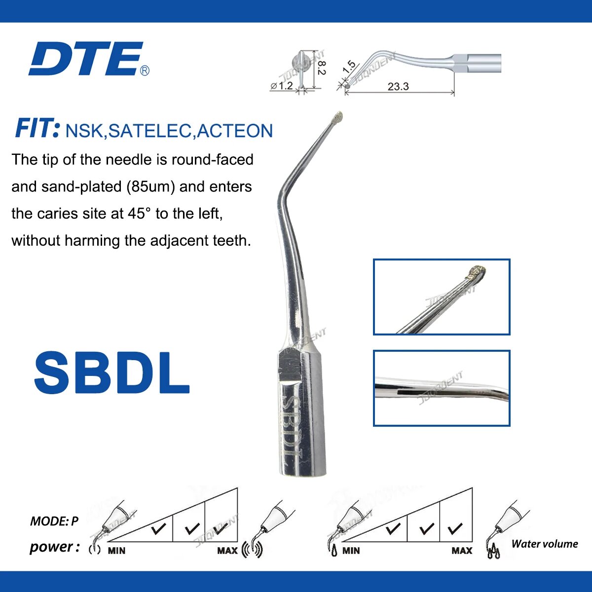 Наконечники для ультразвукового скалера Woodpecker DTE SBDL