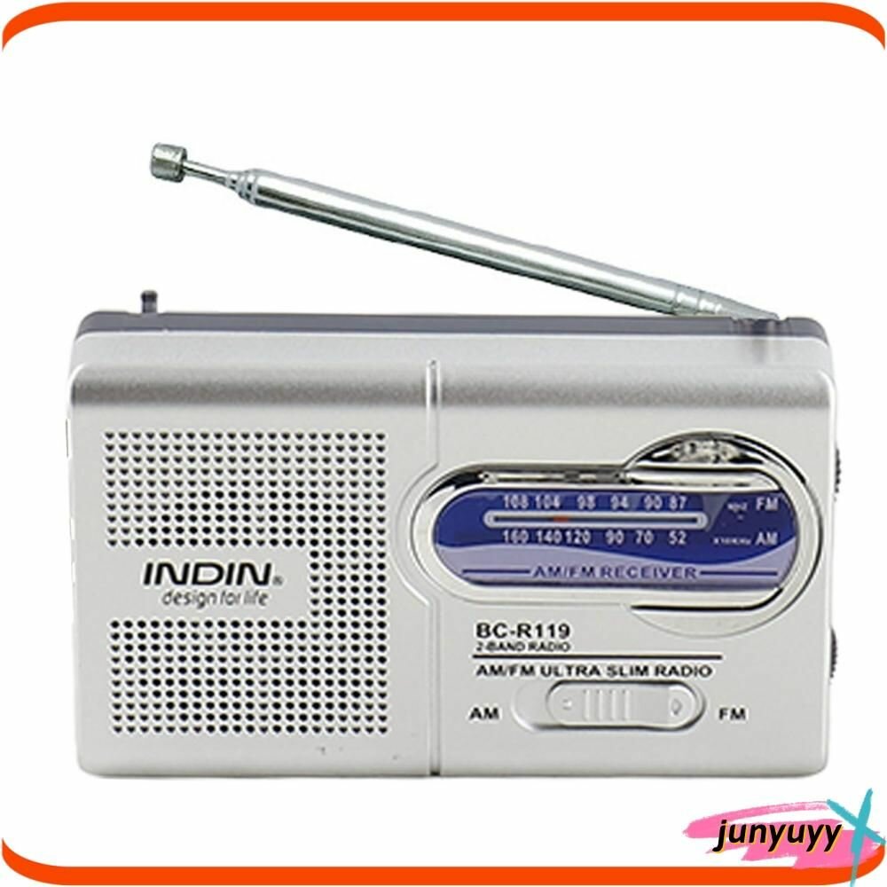 Компактное мини-радио, портативный приемник AM/FM, для отдыха и работы, с 3.5мм выходом