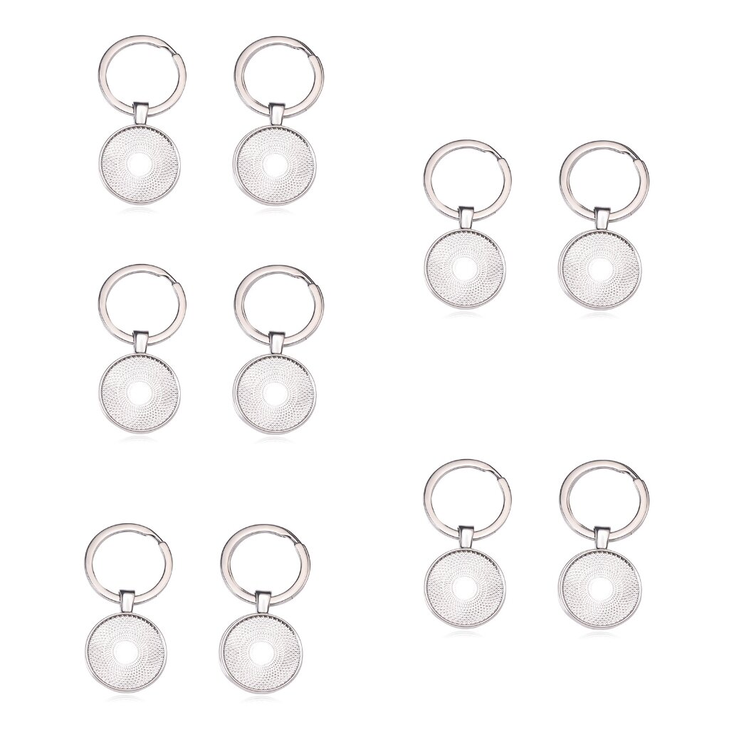 10 шт, аксессуары для подвески-брелка "сделай сам"-белый тип подвески k