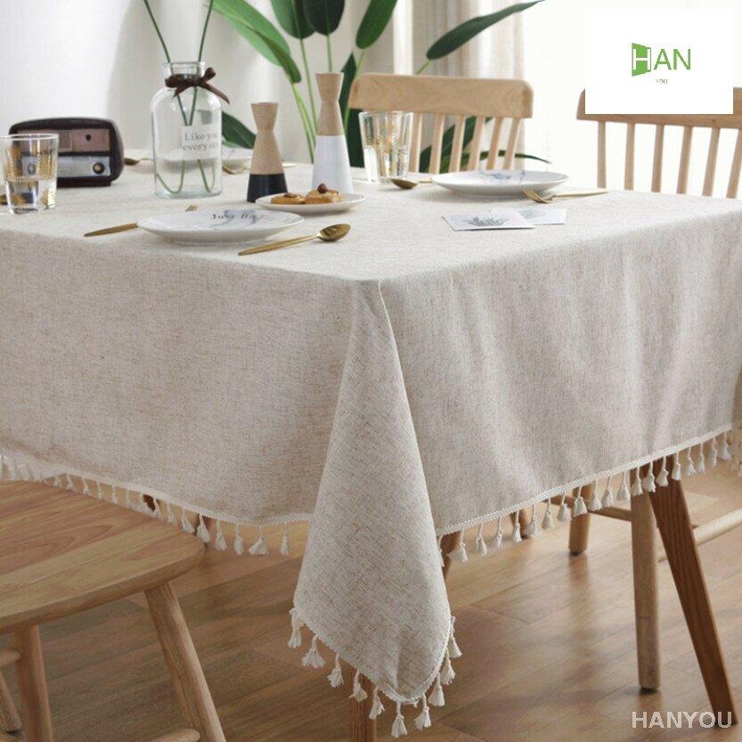 Эксклюзивная скатерть квадратной формы 140x240 см из бамбуковой пеньки представлена брендом Le Xuan Show Lexuanxiu