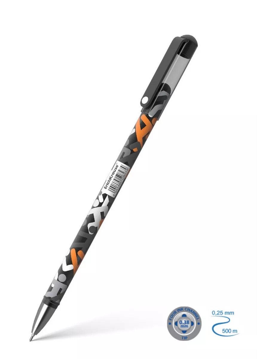 Ручка гелевая Color Touch Walkers, цвет чернил синий